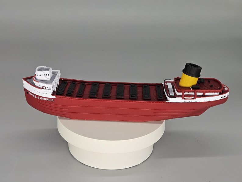 Daniel J. Morrell Bathtub Boat, Floating Freighter Model Ship and ...