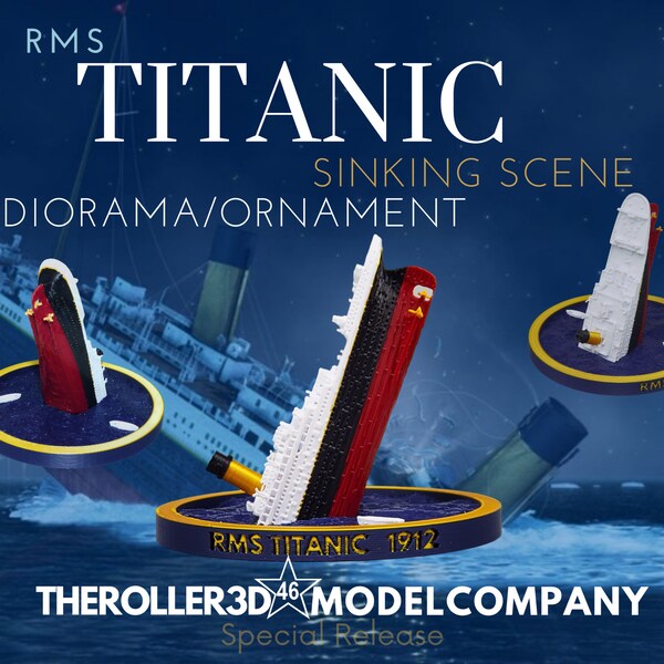 Titanic Sinking Cake Topper - Etsy