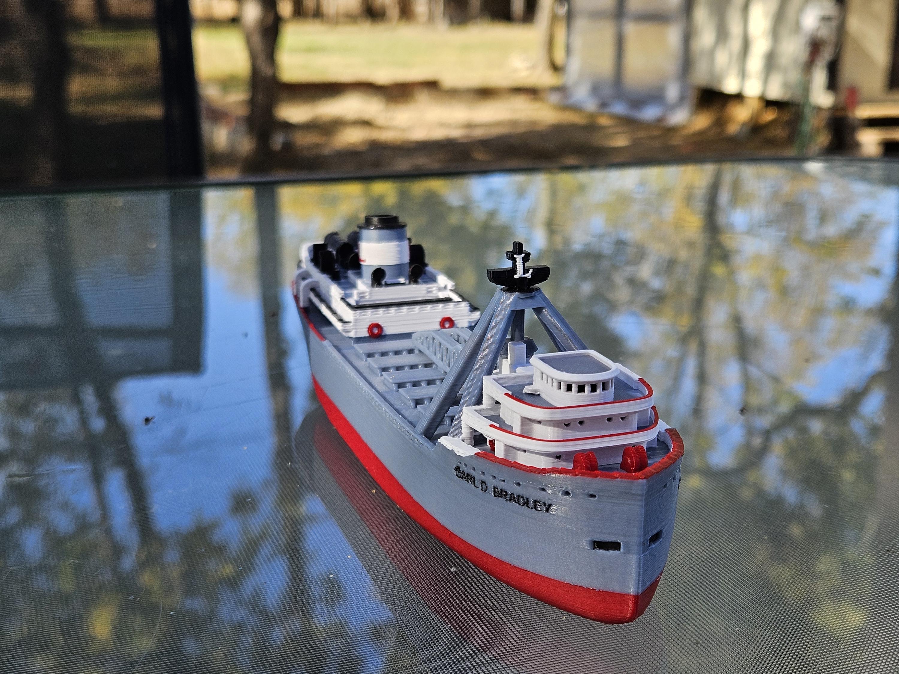 Carl D. Bradley Bathtub Boat, Floating Freighter Model - Etsy