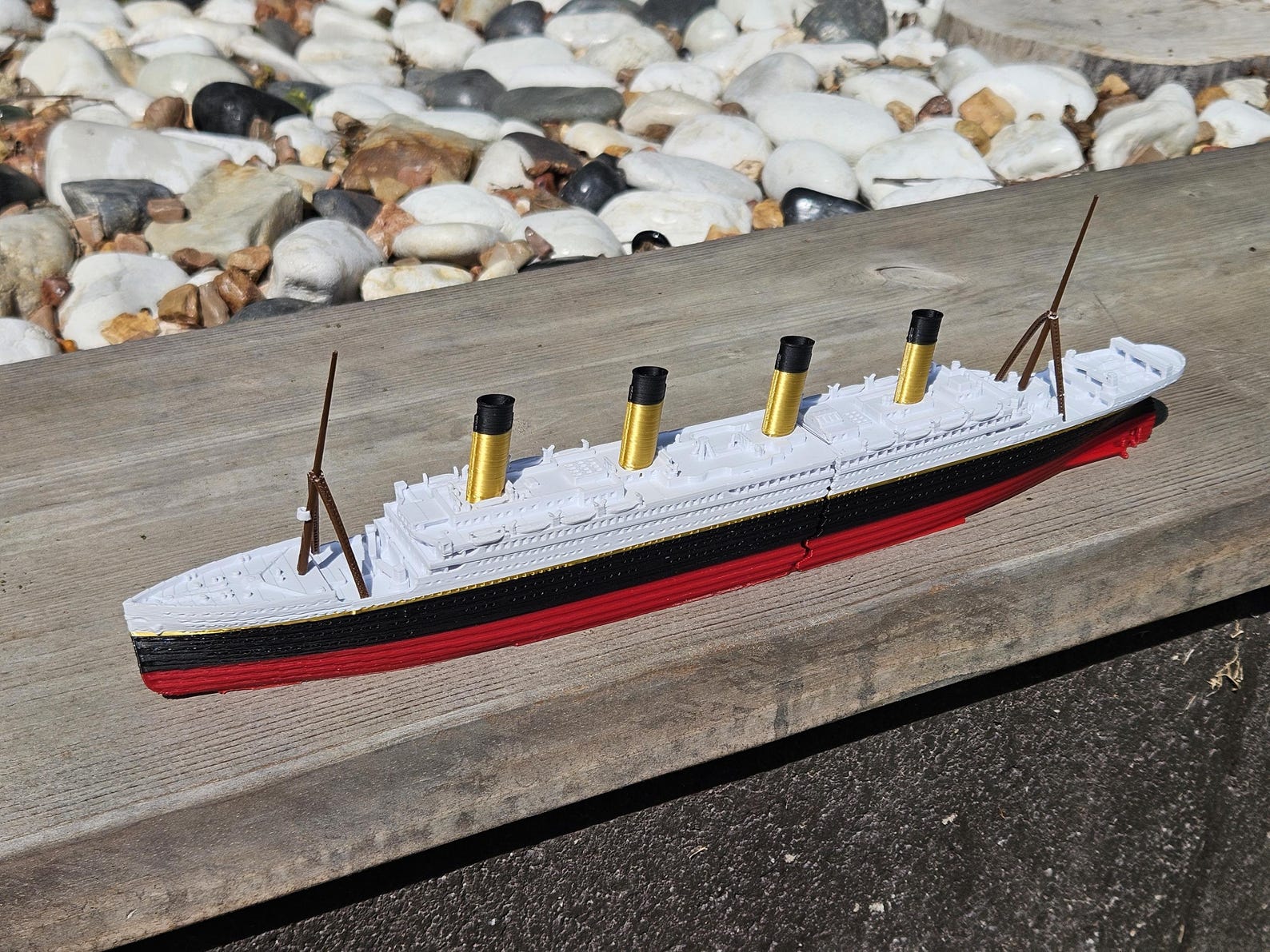 Titanic Snap-lock™ Action Model: Original 12" Floating Model, Top-rated ...