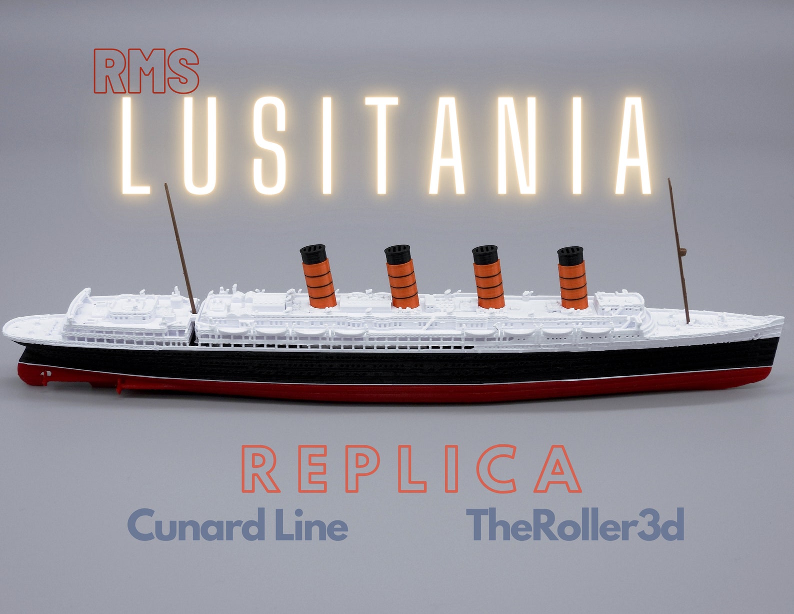 RMS Lusitania Model 1 Foot in Length Highly Detailed Replica - Etsy