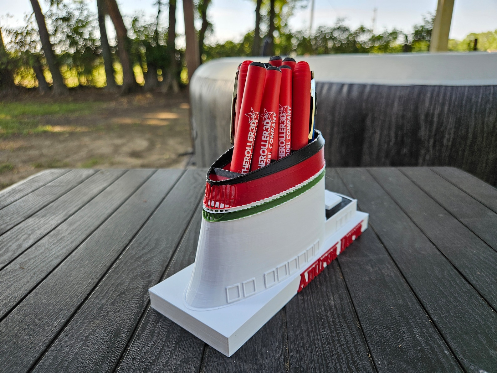 SS ANDREA DORIA Funnel Pen Holder by Theroller3d, Desk or Table ...