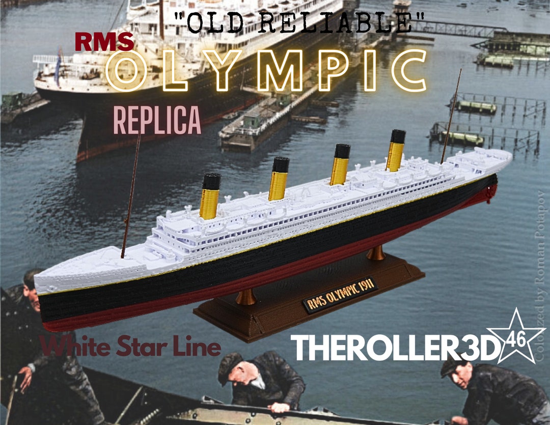 RMS Olympic Model Highly Detailed Replica by Theroller3d - Etsy Australia