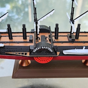 SS Great Eastern Model: 12" 3D Printed Steamship Replica - Etsy