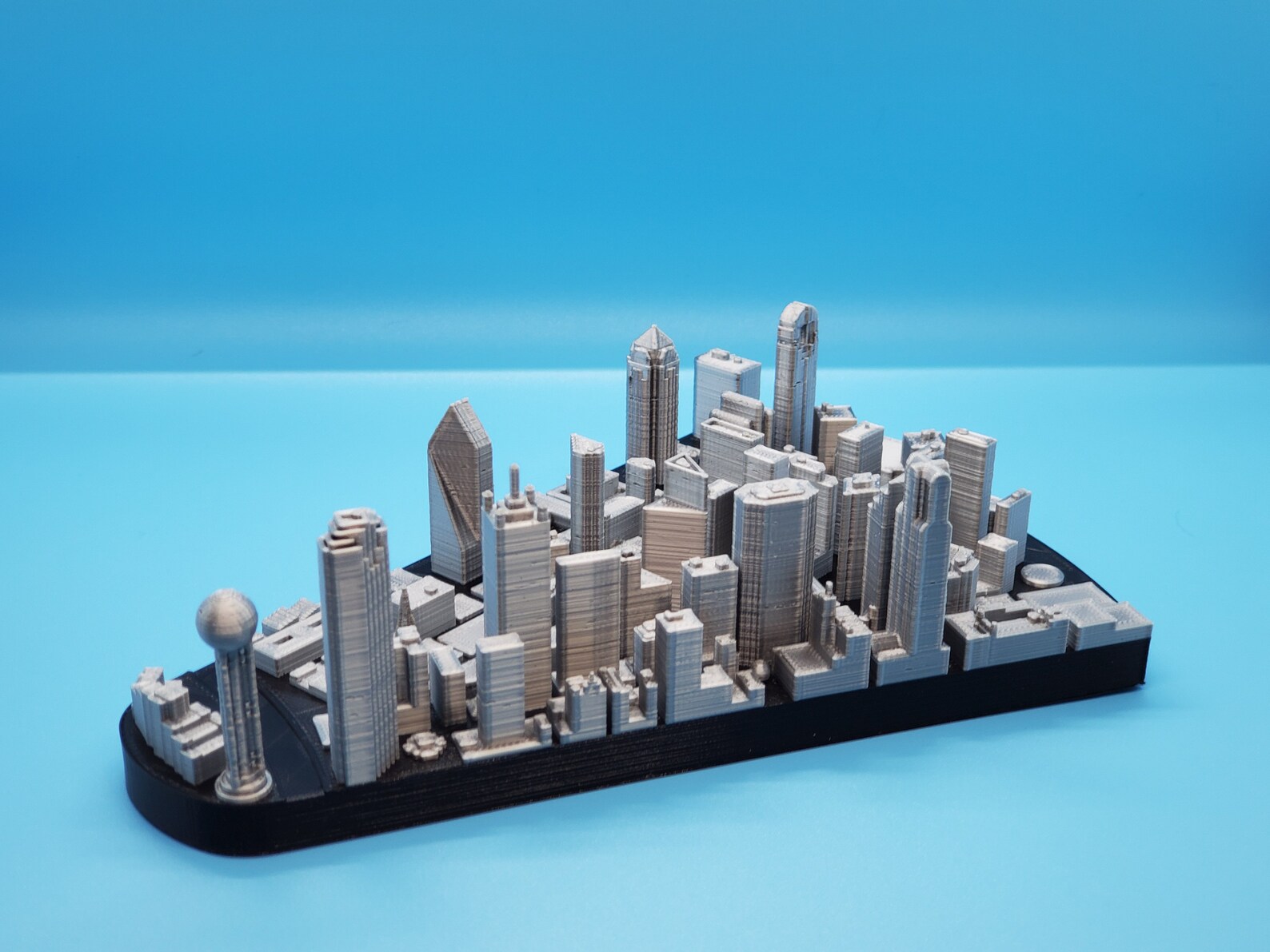 Dallas Texas Skyline 3d Print - Etsy