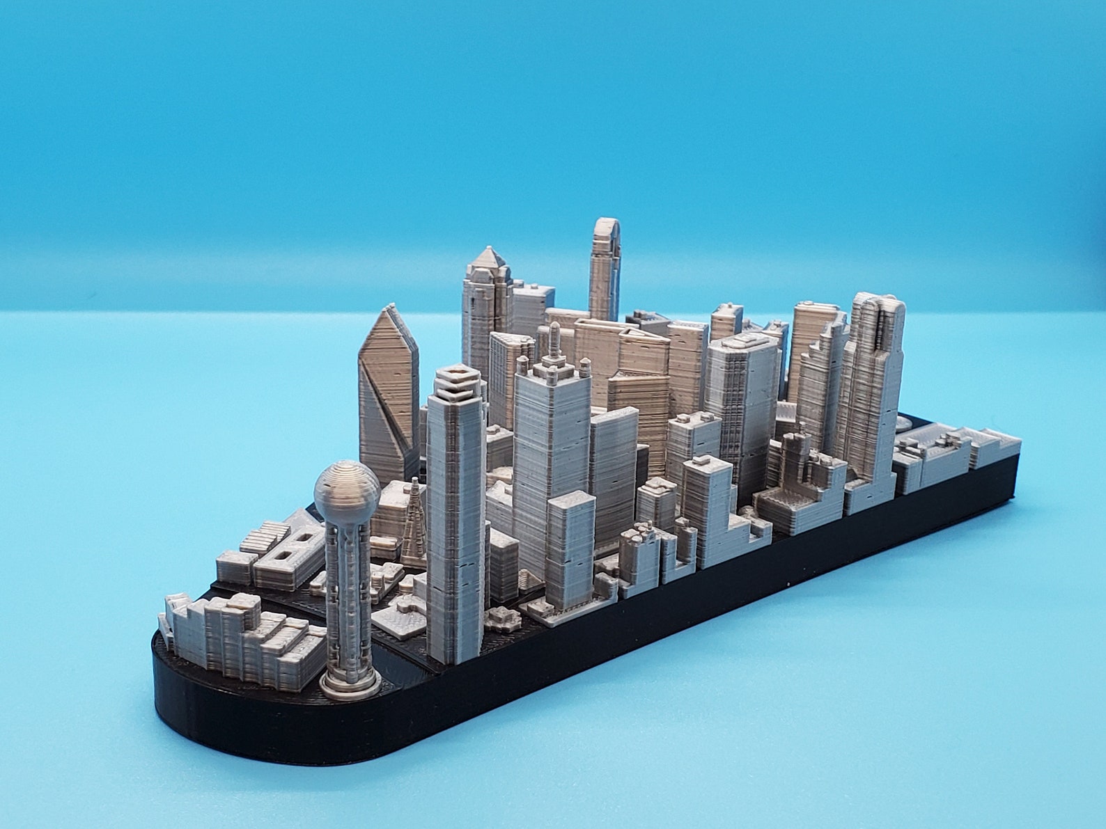 Dallas Texas Skyline 3d Print - Etsy
