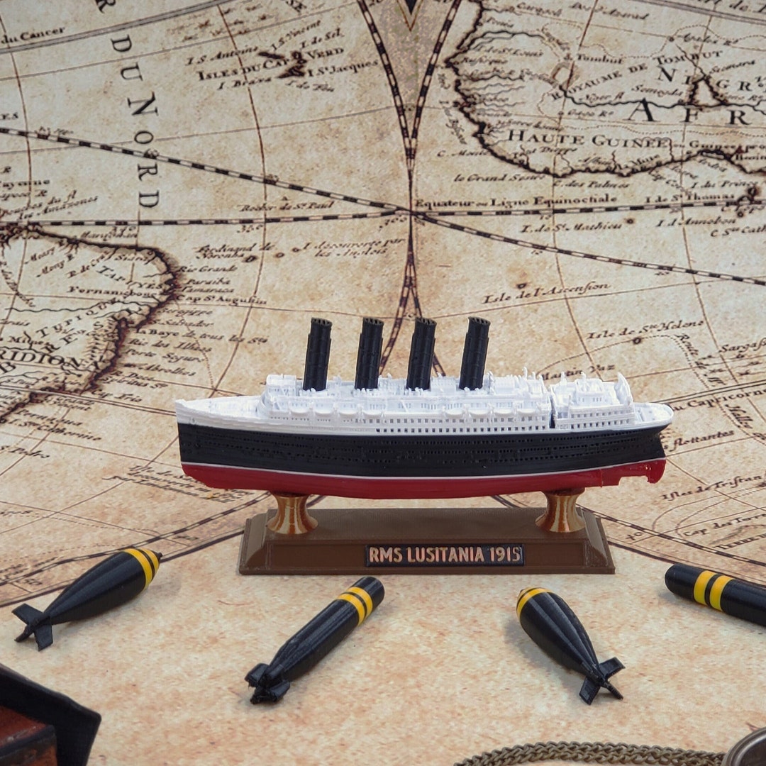 RMS Lusitania Floating Bathtub Model Free Shippingusa - Etsy UK