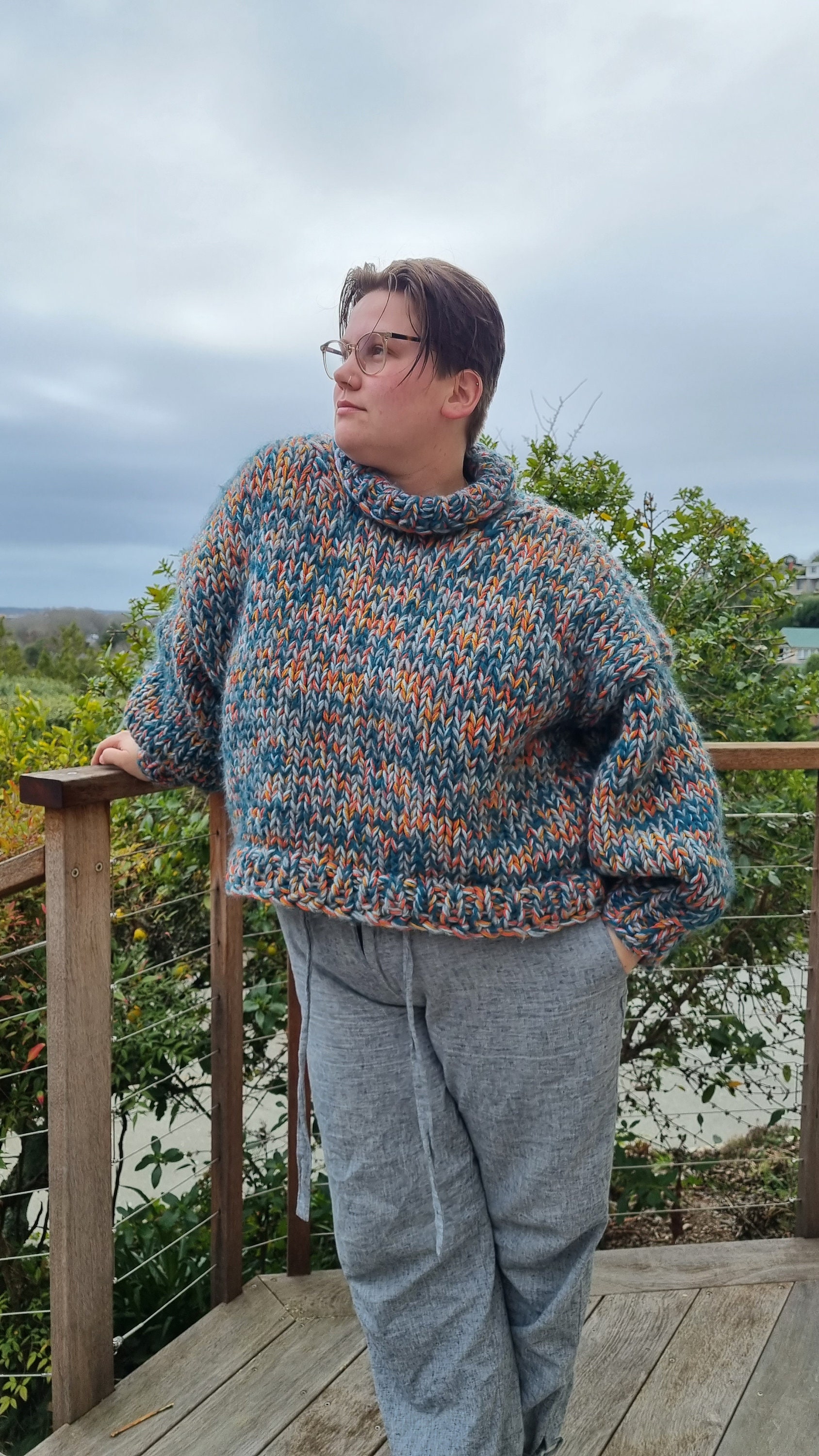 Material Girl Sweater Knitting Pattern | Beginner Friendly Chunky ...