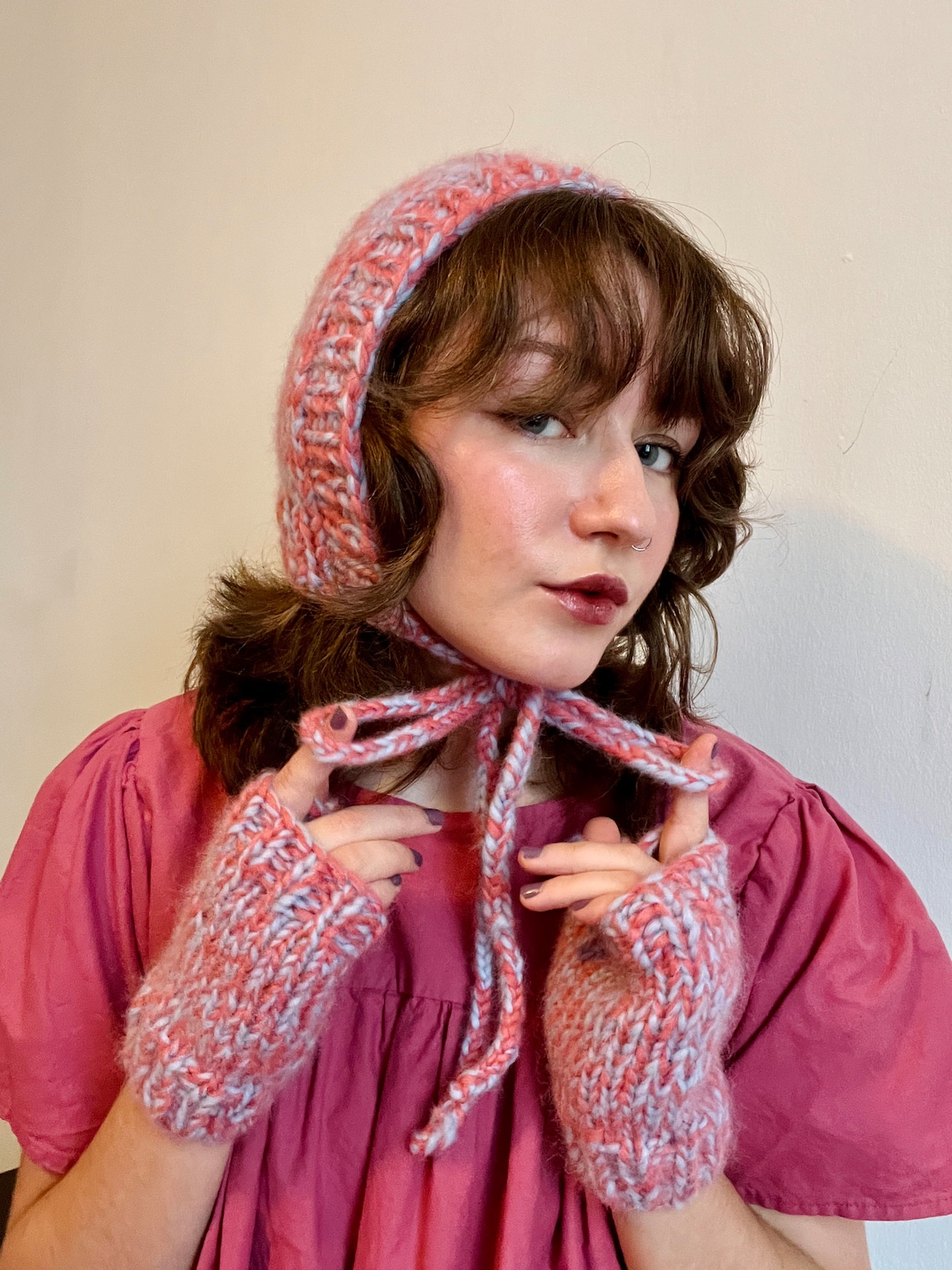 Big City Bonnet Knitting Pattern Adult Bonnet Beginner - Etsy