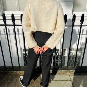 The Boyfriend Sweater Knitting Pattern | Customizable Name Sweater ...