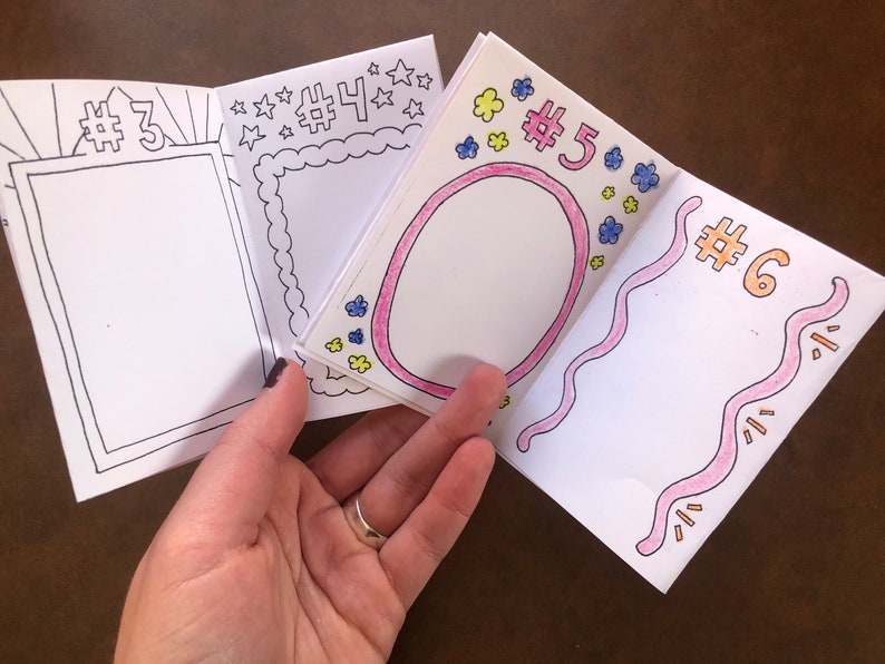 6 Things I Love About You! | Coloring Book Zine, Digital Zine ...