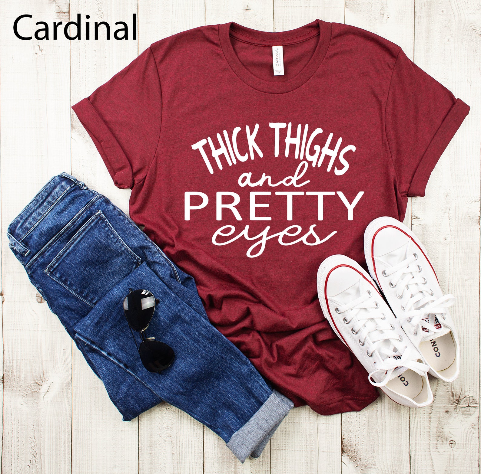 Thick Thighs and Pretty Eyes Shirt Halloween Shirt Bleached - Etsy
