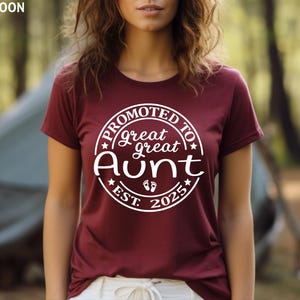 Promoted to Great Great Aunt Shirt, Aunt Shirt, Aunt Gifts, Pregnancy ...