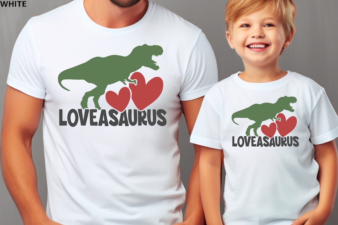 Loveasaurus Rex Shirt: Valentine's Day Dinosaur Heart Tee - Etsy Canada