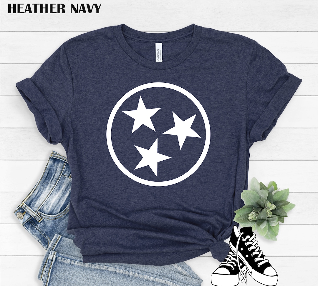 Tennessee Tristar Shirt: State Flag Graphic Tee - Etsy