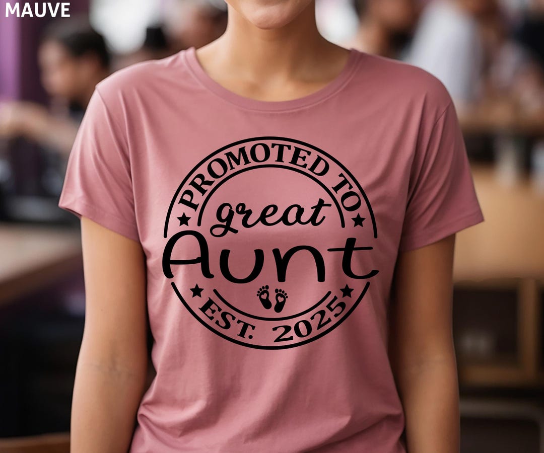 Promoted to Great Aunt Shirt, Pregnancy Announcement Gift - Etsy