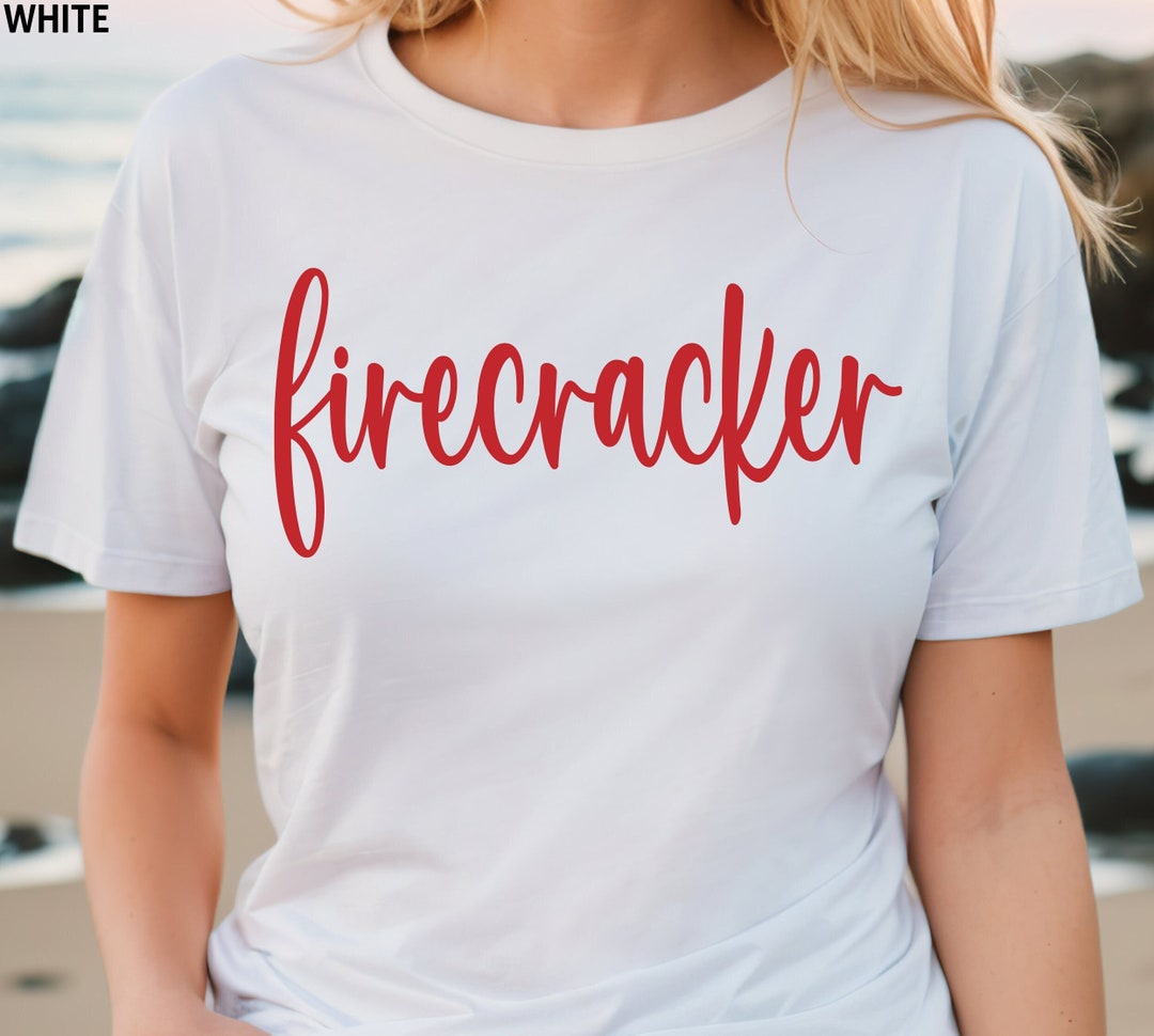 Firecracker Shirt: 4th of July Patriotic Tee - Etsy