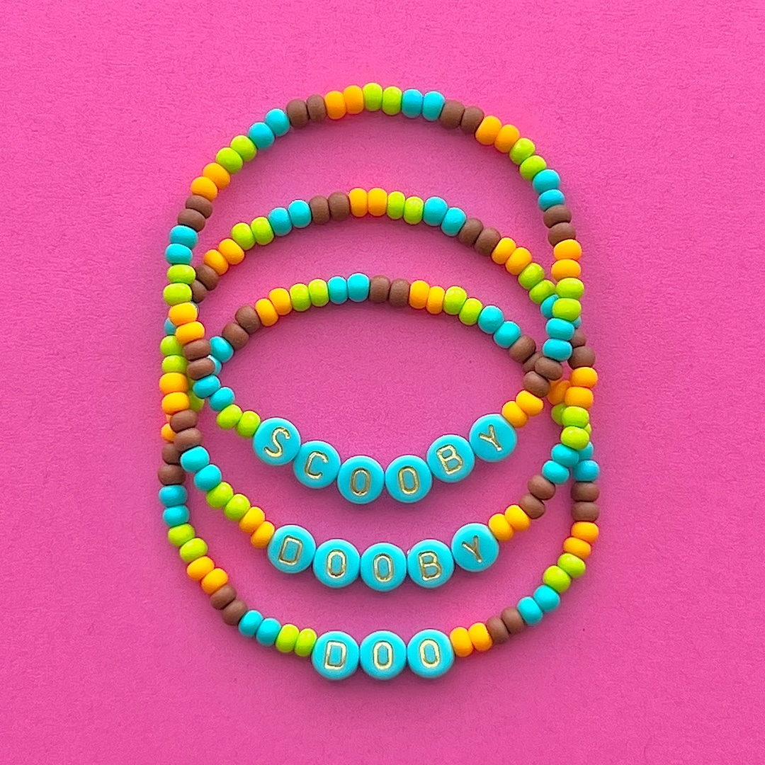 Scooby Dooby Doo Beaded Bracelets - Etsy