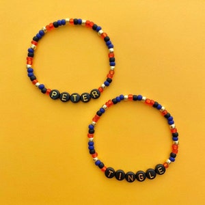 Spider-man Peter Tingle Beaded Bracelets - Etsy