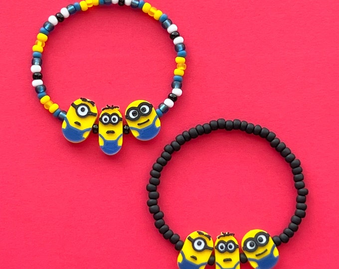 Minions bracelet - Etsy