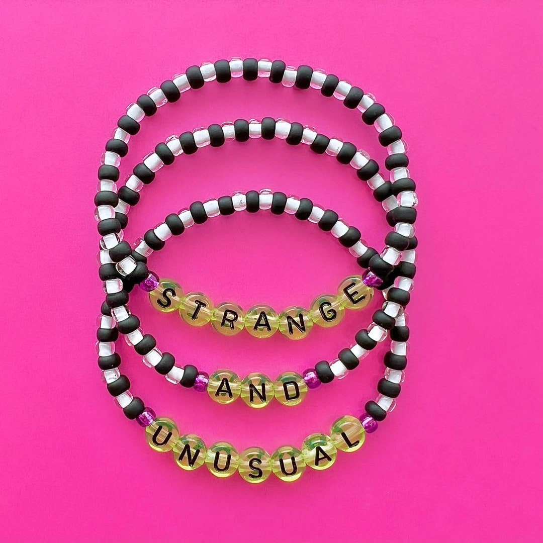 Beetlejuice Strange and Unusual Beaded Bracelets - Etsy