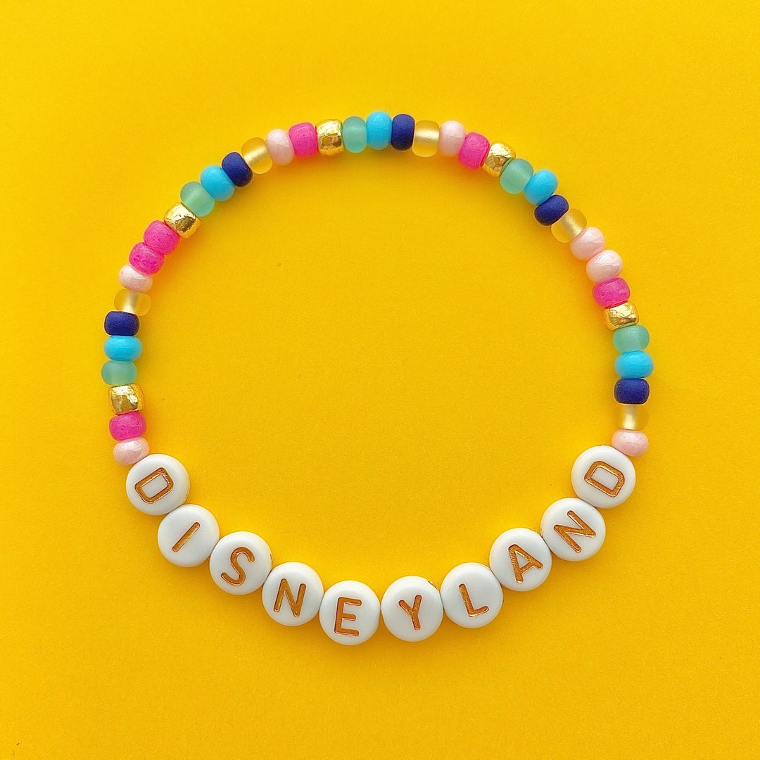 Welcome Home Castles Disneyland Beaded Bracelet - Etsy