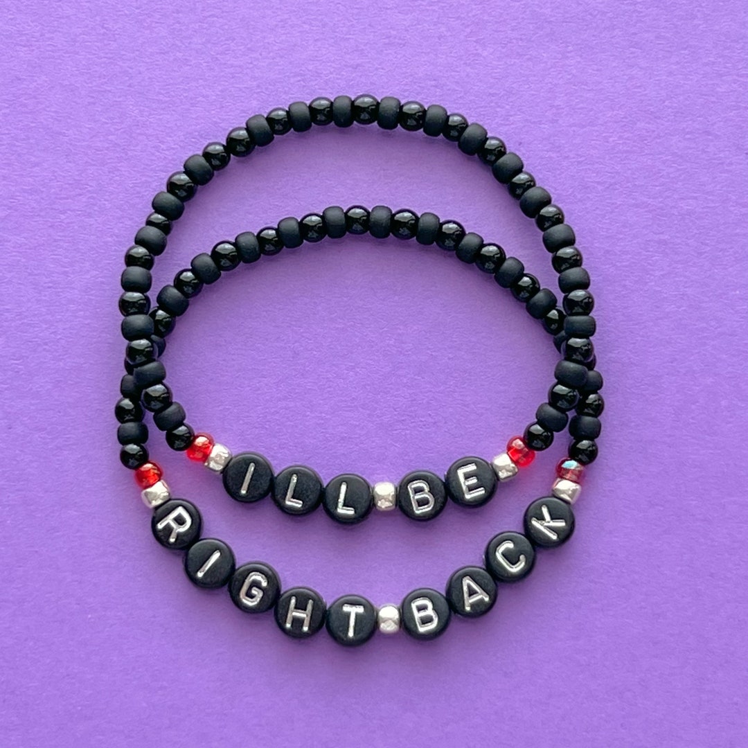 Scream I’ll Be Right Back Beaded Bracelets - Etsy