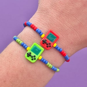 Game Boy Beaded Bracelet - Etsy