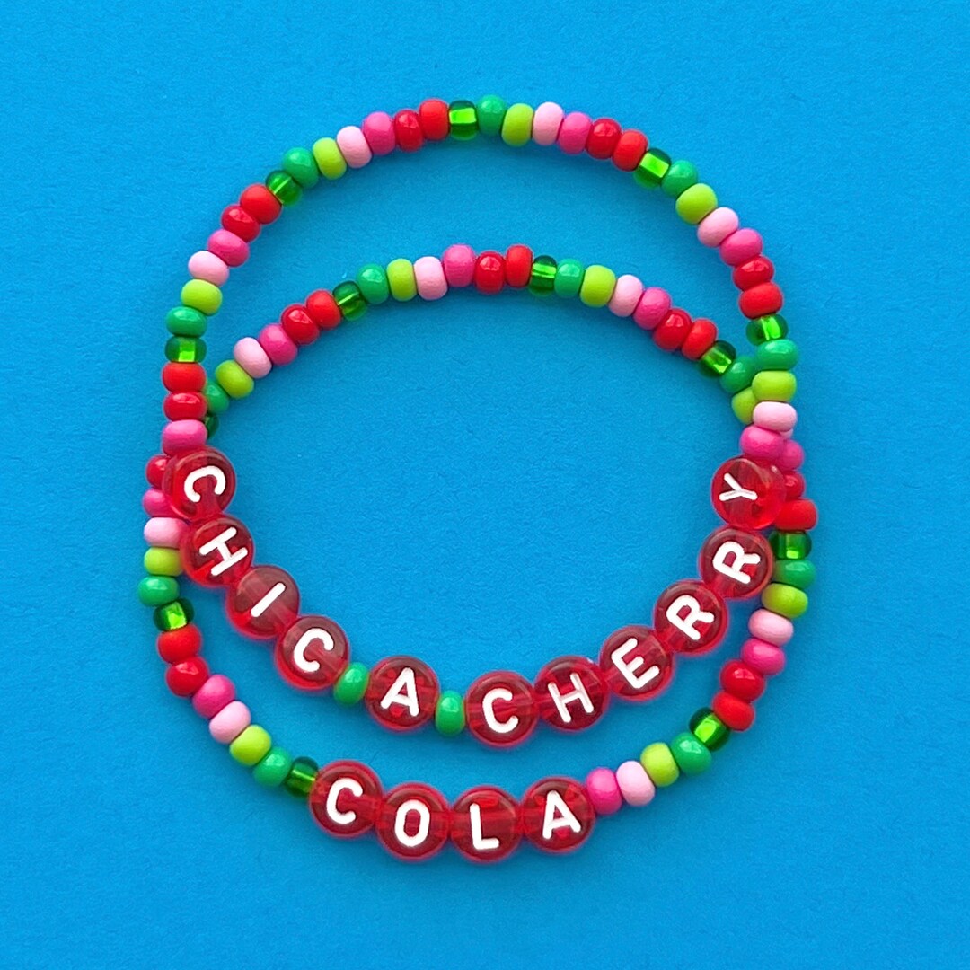 Savage Garden Chic-a-cherry Cola Beaded Bracelets - Etsy