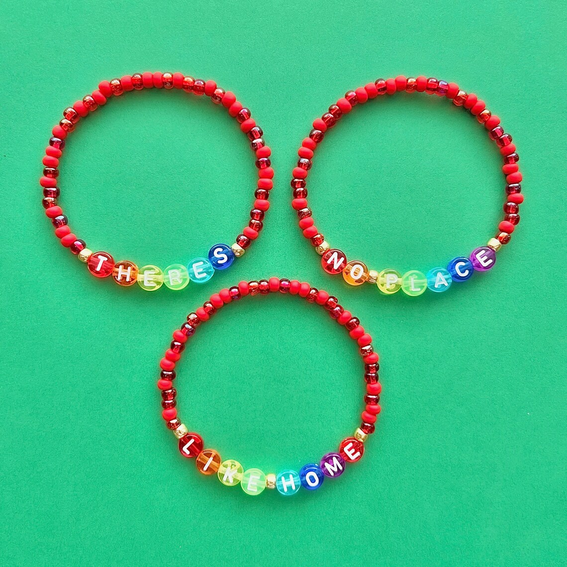 Wizard of Oz There’s No Place Like Home Beaded Bracelets - Etsy