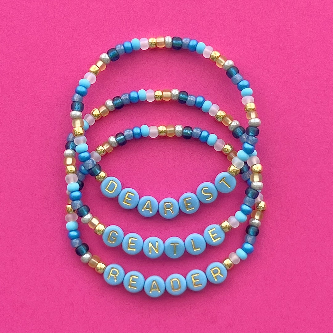Bridgerton Dearest Gentle Reader Beaded Bracelets - Etsy