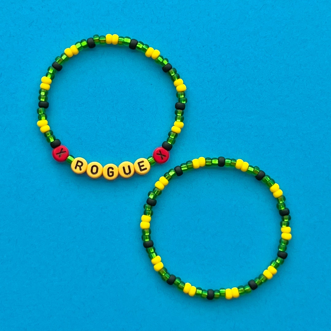X-men Rogue Beaded Bracelets - Etsy