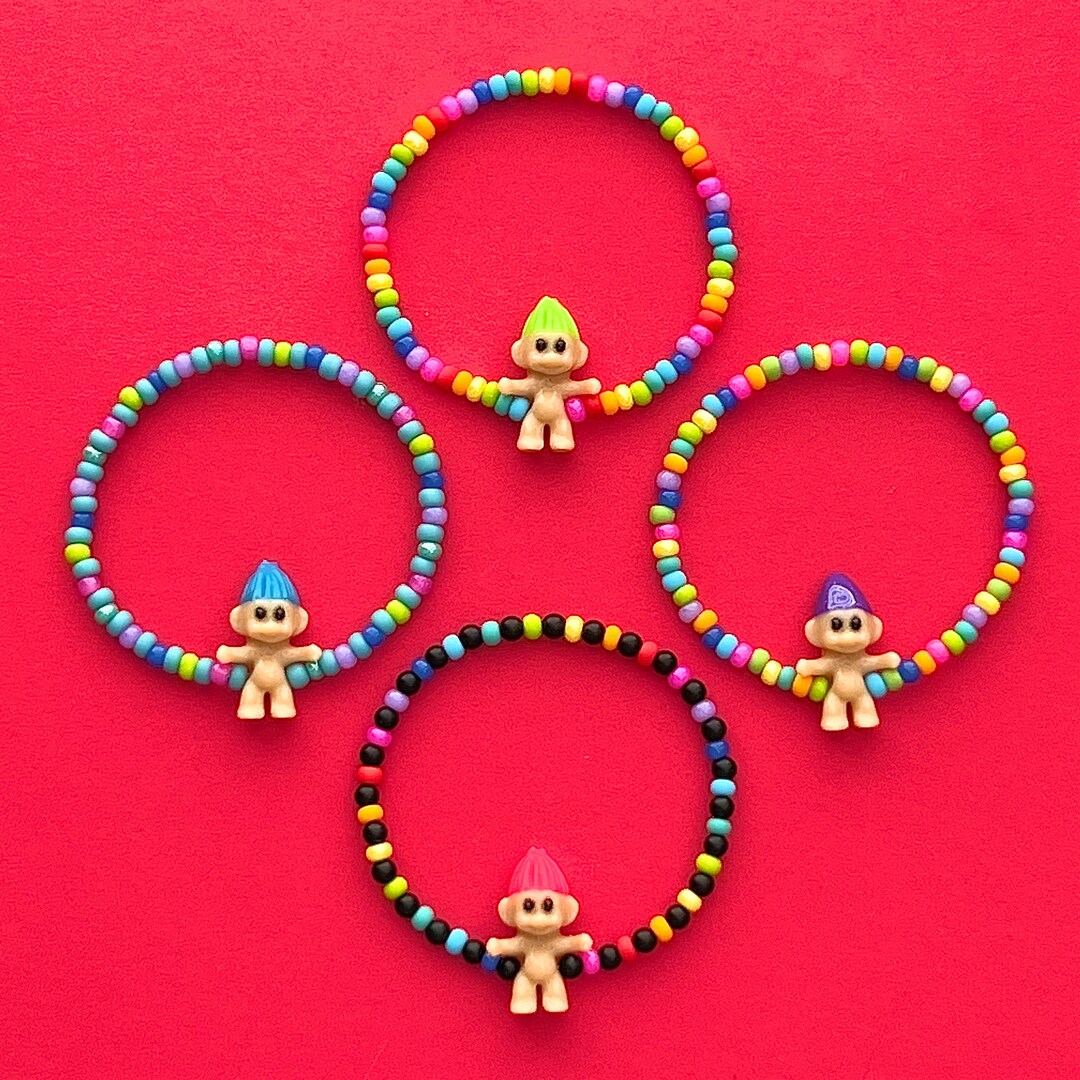 Troll Dolls Beaded Bracelets - Etsy