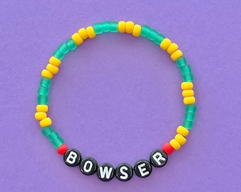 Super Mario Bracelet Mario Bracelet Bowser Bracelet Mushroom Bracelet ...