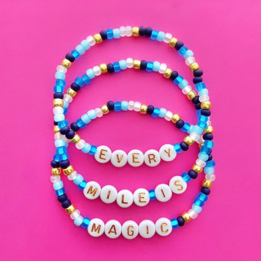 Rundisney Every Mile is Magic Beaded Bracelets - Etsy
