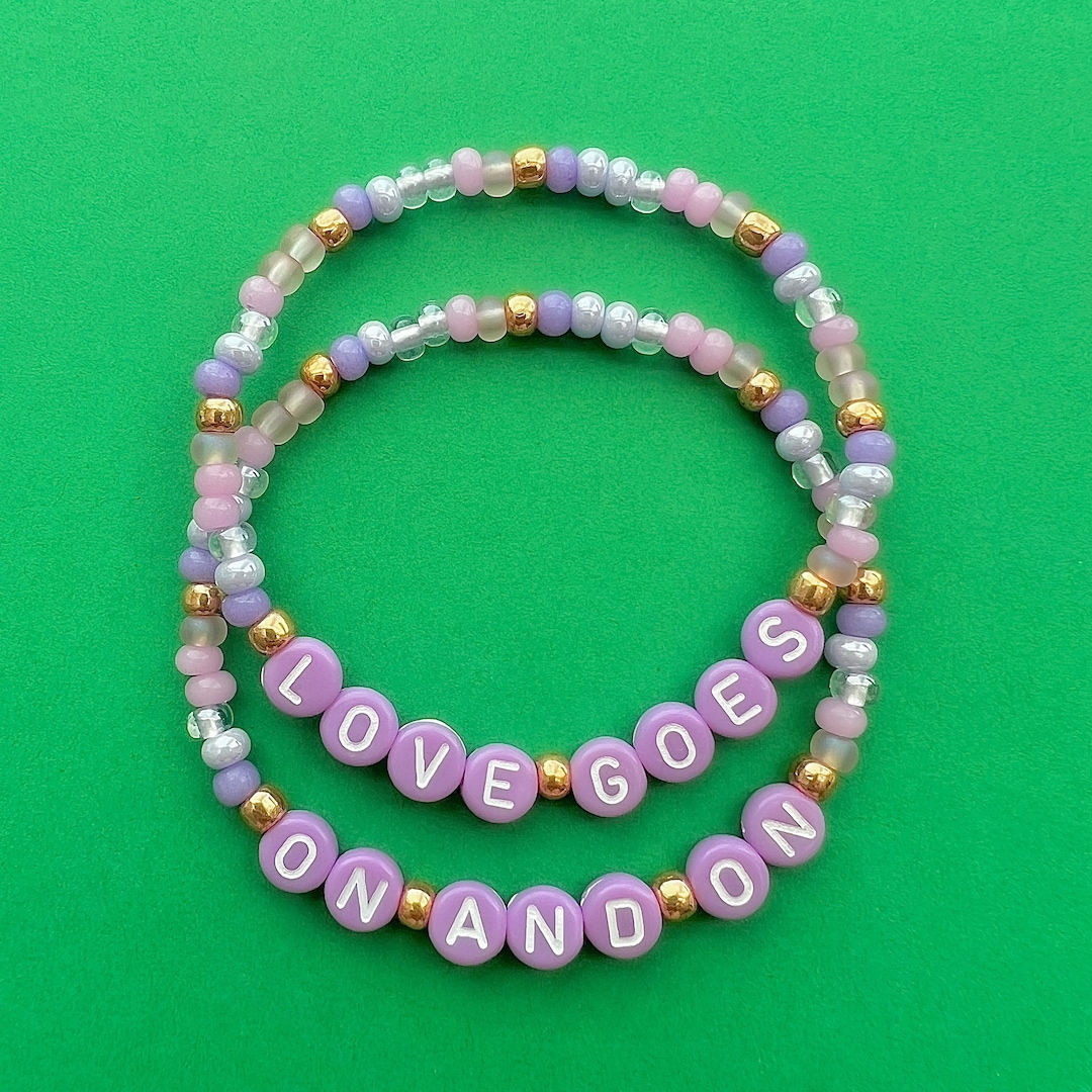 Robin Hood Maid Marian Love Goes on and on Beaded Bracelets - Etsy