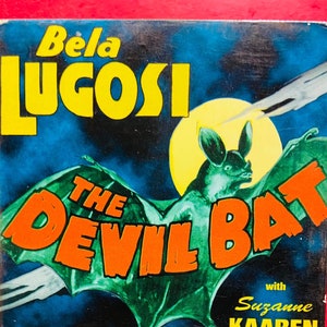 The Devil Bat vintage Horror Vhs Tape - Etsy