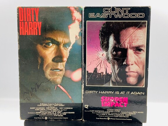 Dirty Harry/sudden Impact vintage Clint Eastwood Vhs Double - Etsy