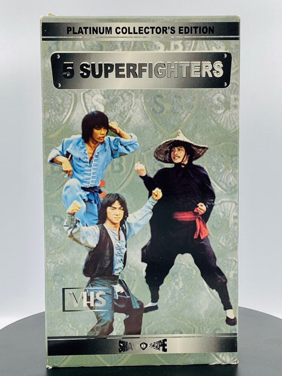 5 Superfighters vintage Martial Arts Vhs | Etsy