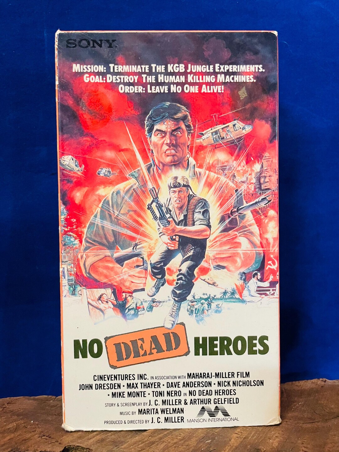 No Dead Heroes (vintage Action Vhs Cassette) - Etsy