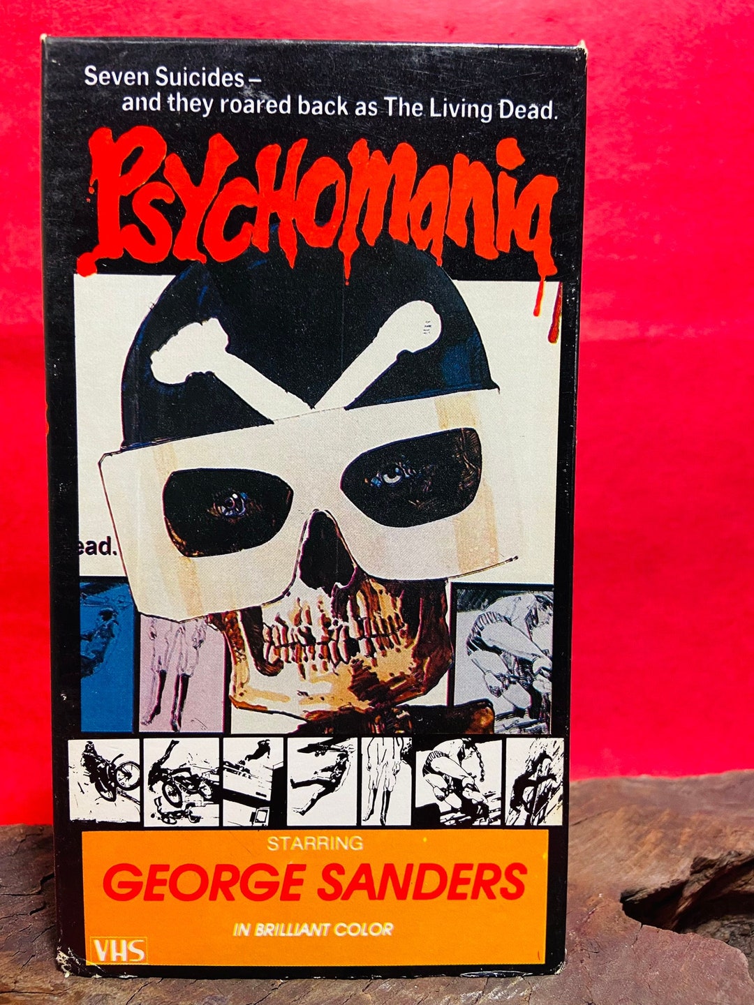 Psychomania vintage Horror Vhs Tape - Etsy