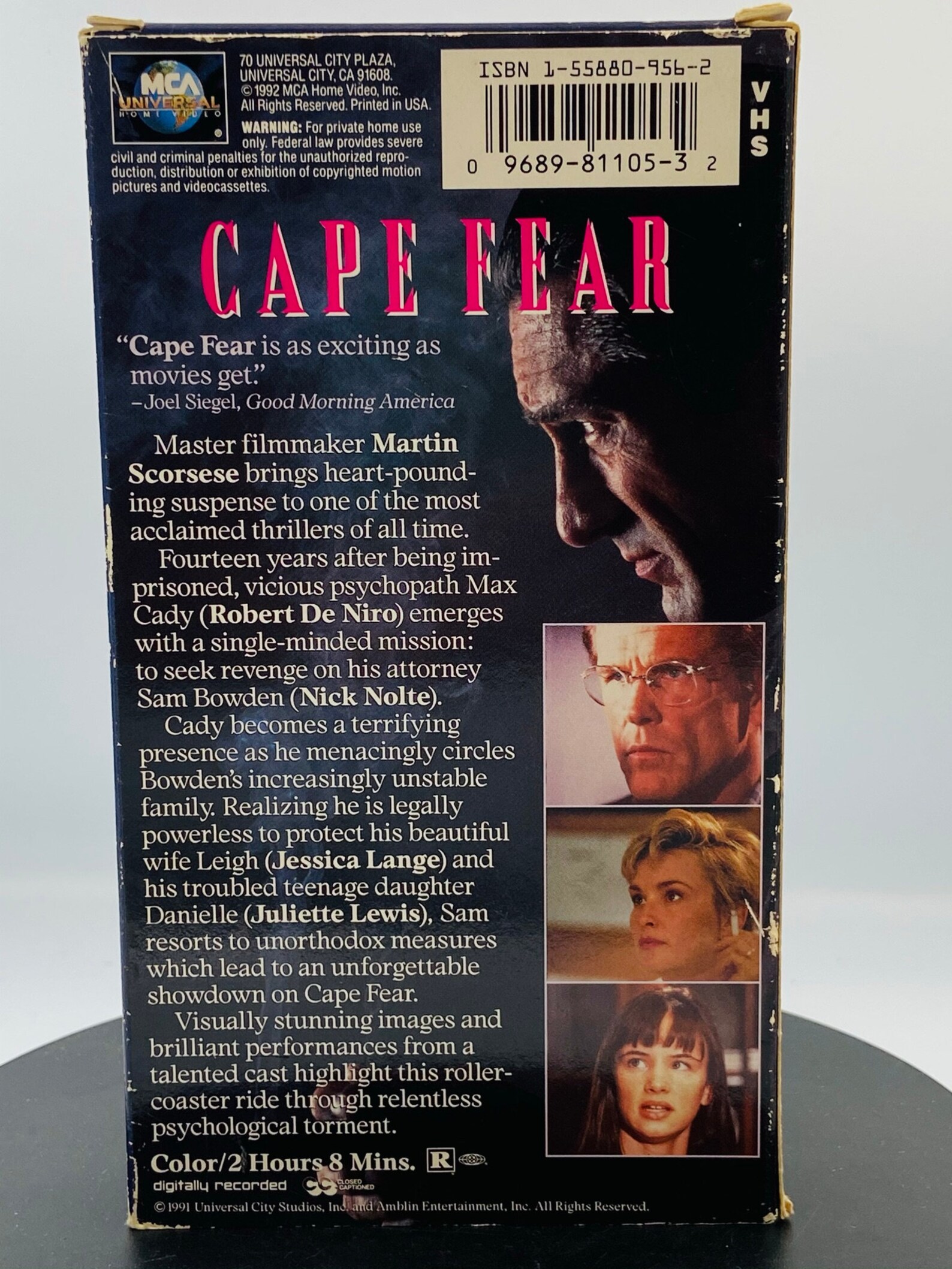 Cape Fear vintage Thriller Vhs Tape - Etsy