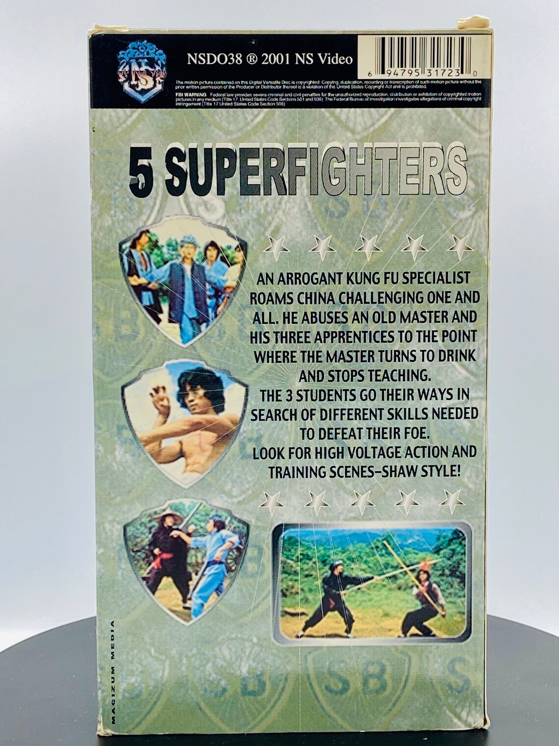 5 Superfighters (vintage Martial Arts Vhs) - Etsy