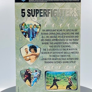 5 Superfighters (vintage Martial Arts Vhs) - Etsy