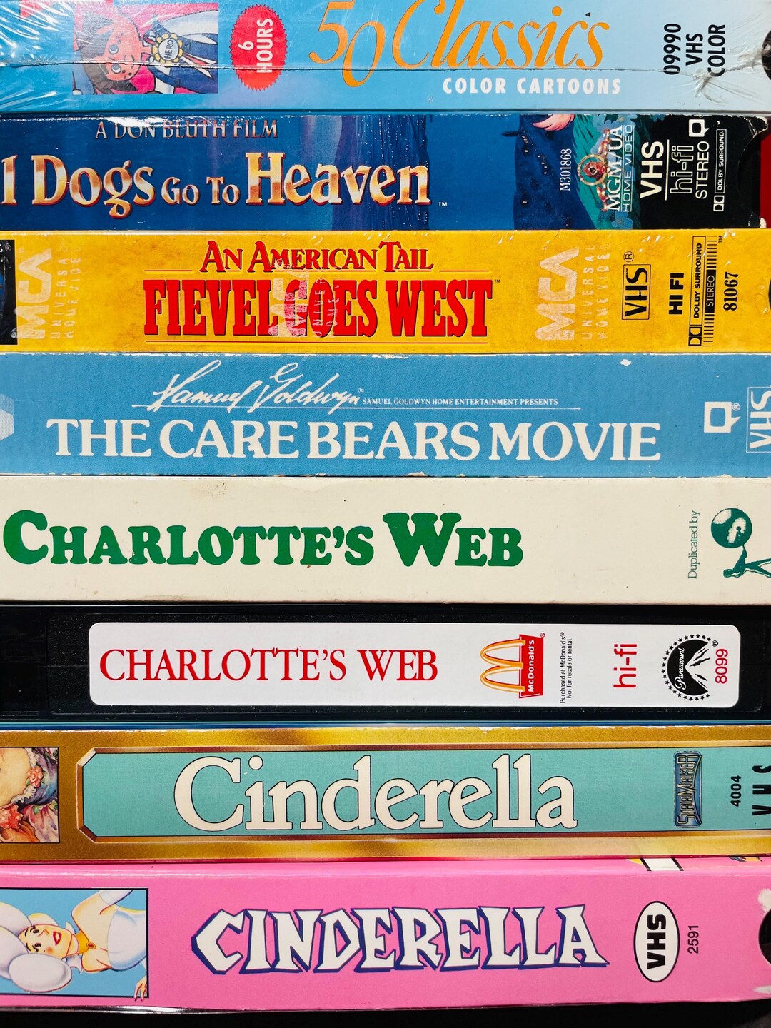 Cartoons A-C vintage Animated Kids Vhs Cassettes - Etsy UK