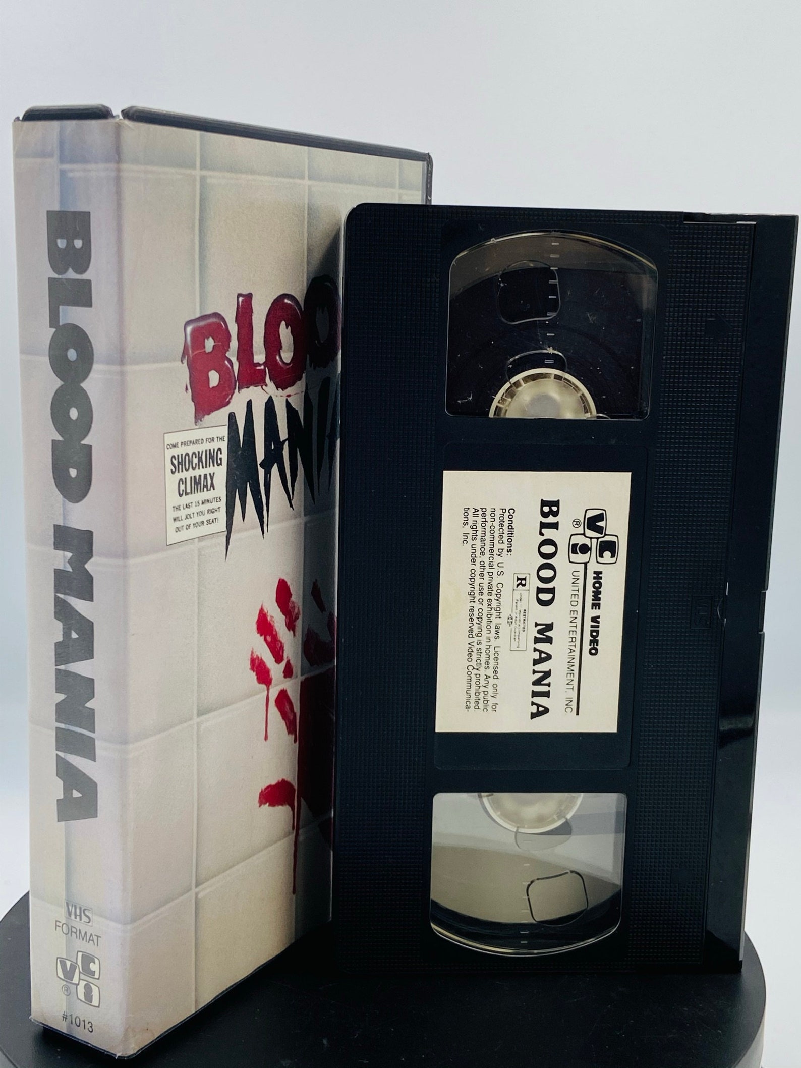 Blood Mania vintage Horror Vhs Tape - Etsy