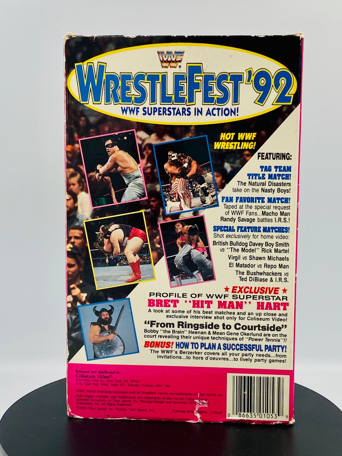 WWF Wrestlefest 92 vintage Wrestling Vhs | Etsy
