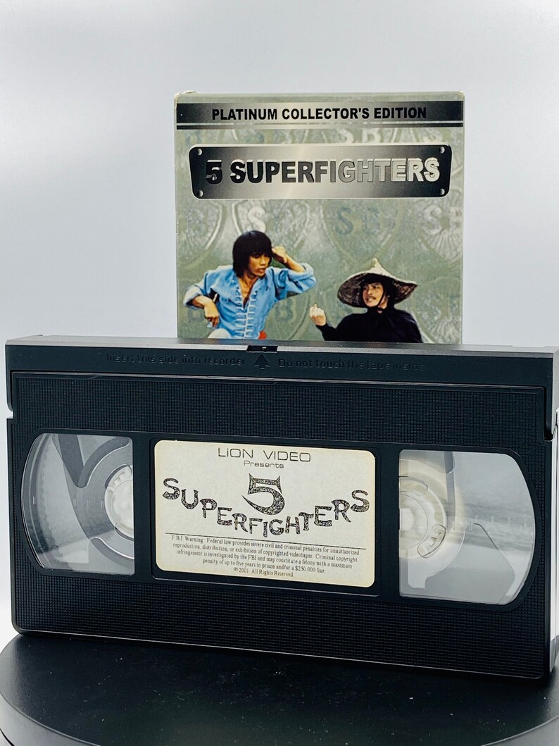 5 Superfighters (vintage Martial Arts Vhs) - Etsy