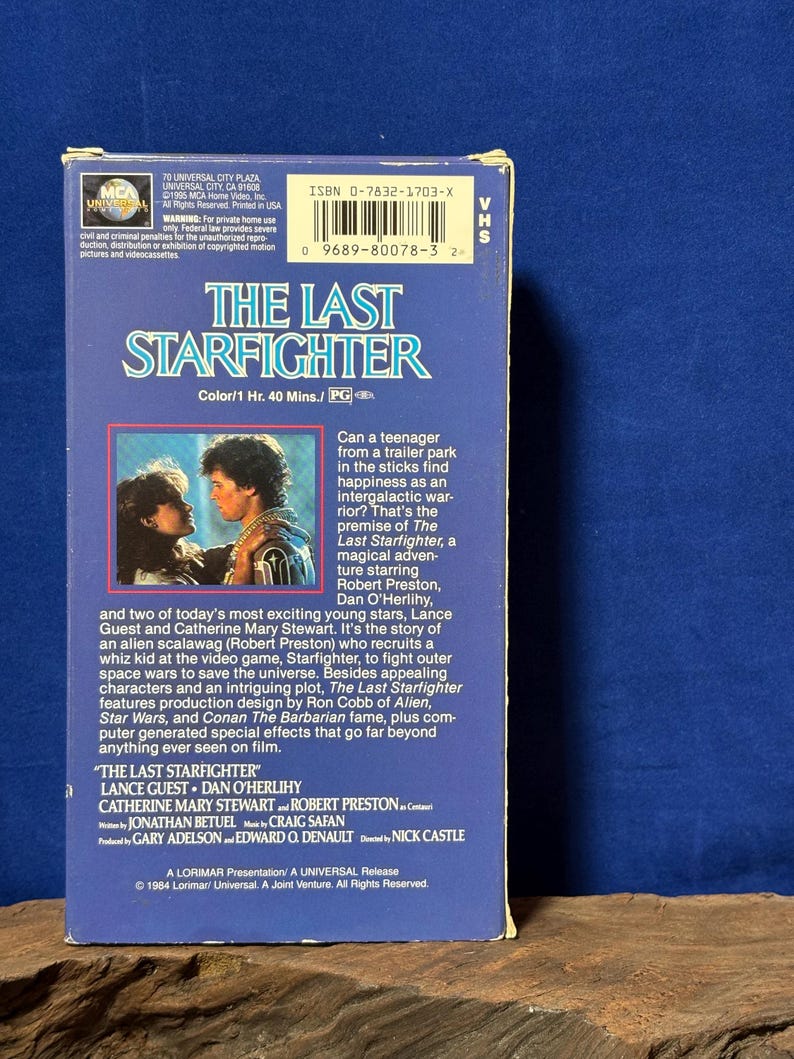 The Last Starfighter (vintage Sci-fi Vhs) - Etsy