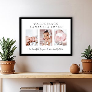 Personalized Baby Print - Baby Birthday Gift - Personalised Gift ...